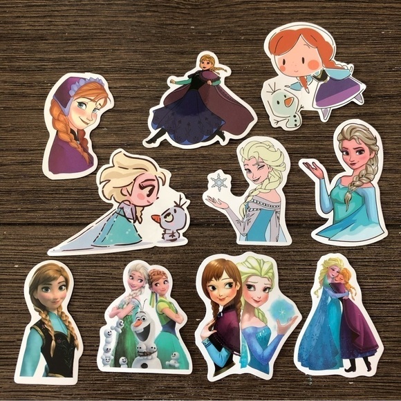 Disney | Office | Disney Sticker Pack Princess Frozen Elisa Anna | Poshmark